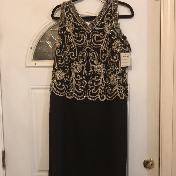 J Kara | Dresses | Jkara New York Pearls Dress Label Size 6w | Poshmark